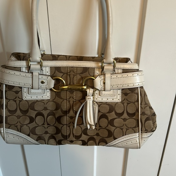 Coach | Bags | Coach Vintage Hampton Signature Satchel | Poshmark